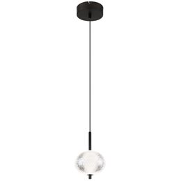 Globo LIGHTING LED Pendelleuchte "AIDA", schwarz, 1 Stk., Leuchten, Hängelampe/Hängeleuchte/Wohnzimmer/Esstisch/elegant, LED Pendelleuchte