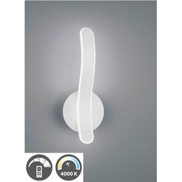 REALITY LEUCHTEN LED Wandleuchte "Parma", weiß (weiß matt), 1, H: 39cm, 1 Stk., Leuchten, Wandlampe mit indirekter Beleuchtung, neutralweiß 4000K, 11W dimmbar, LED Wandleuchte