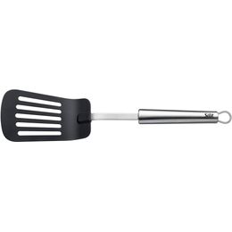 Silit Pfannenwender "Classic Line", B:8cm H:5,5cmedelstahl, schwarz, K&uuml;chenpaletten, f&uuml;r Antihaft-Kochgeschirr, hitzebest&auml;ndig bis 260C,