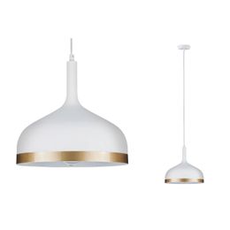 Paulmann Pendelleuchte "Neordic Embla max. 1x20W matt 230V Metall", gold (wei&szlig;, goldfarben), 1, &Oslash; 30cm, 1 Stk., Leuchten, E27, Pendelleuchte