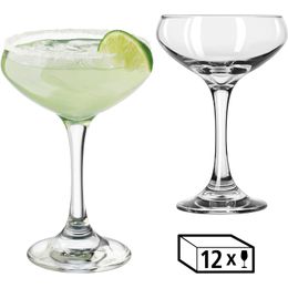 Champagnerglas Libbey "Libbey Trinkglas, 12er Set -PERCEPTION-", transparent, H:15,5cm Ø:10,5cm, Glas, Trinkgefäße, 251 ml, hochwertig verarbeitet, im modernen Design
