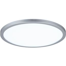 Paulmann LED Panel "Atria Shine IP20 rund 293mm 16W 2000lm 4000K", grau (chromfarben), 1, &Oslash; 29,3cm H: 2,8cm, 1 Stk., Leuchten, Backlight