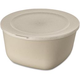 Frischhaltedose Koziol "CONNECT BOX 4", beige (nature desert sand), B:25cm H:13cm, Lebensmittelaufbewahrungsbehälter, Frischhaltedose, spülmaschinengeeignet,melaminfrei,recycelbar 4L