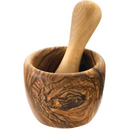 M&ouml;rser BERARD FRANCE 1892, braun (holzfarben), B:7cm H:5cm L:7cm &Oslash;:7cm, Massivholz, M&ouml;rser, M&ouml;rser, inkl. St&ouml;&szlig;el