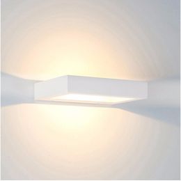 HAVIT LIGHTING LED Wandleuchte "SHIMMER", Energieeffizienz: G (A-G), wei&szlig; (altwei&szlig;), 1, H: 4cm, Leuchten, LED Wandleuchte