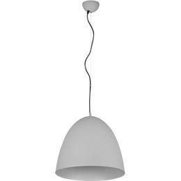 REALITY LEUCHTEN Pendelleuchte "Tilda", grau, 1, &Oslash; 40cm H: 150cm, 1 Stk., Leuchten, elegante H&auml;ngelampe, max 150cm h&ouml;henverstellbar, exkl 1xE27 max 40W, Pendelleuchte