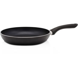 Kr&uuml;ger Bratpfanne KR&Uuml;GER "Aluminium Pfanne flach Venezia", schwarz, H:4,3cm &Oslash;:20cm, Pfannen, Bratpfanne, f&uuml;r Induktions-Kochfelder geeignet