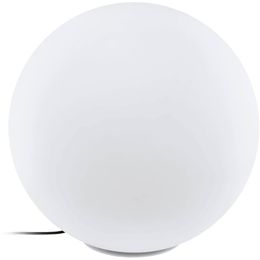 Kugelleuchte Eglo "MONTEROLO-Z, &Oslash; 60cm, Zigbee 3.0, Gartenlampe", wei&szlig;, H:60cm &Oslash;:60cm, Leuchten, Timer, App- und Sprachsteuerung Alexa, Disco-Modus