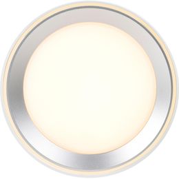 Nordlux LED Deckenleuchte "Landon Smart", Energieeffizienz: F (A-G), weiß, Ø 12,5cm H: 8,2cm, 1 Stk., Leuchten, Dimmbar mit Nordlux Smart (Innen- und Außenring), IP44-Schutz, LED Deckenleuchte