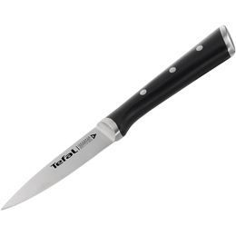 Sch&auml;lmesser Tefal "Ice Force", schwarz, edelstahl, Klingenl&auml;nge 9cm, Edelstahl, Kunststoff, Kochmesser, 9 cm, Eish&auml;rtungstechnologie, Klinge aus deutschem Edelstahl