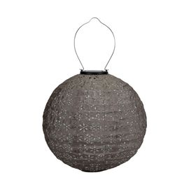 LED Solarleuchte PAULEEN "Sunshine Dreamer Lampion Solar taupe Tyvek Vlies", wei&szlig;, H:30cm &Oslash;:30cm, Leuchten, LED Dekoleuchte LED Gartenleuchte, Laterne