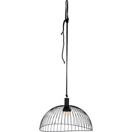 Au&szlig;en-Deckenleuchte JUST LIGHT "DAVID", schwarz, &Oslash;:46cm, Leuchten, LED