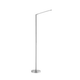 JUST LIGHT Stehlampe "DAWDA", silber (edelstahlfarben), 1, H: 165,5cm, 1 Stk., Leuchten, LED, dimmbar über Tastdimmer, Stehlampe Standleuchte