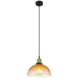 Globo LIGHTING Hängeleuchte "SALVY", schwarz, 1 Stk., Leuchten, Hängelampe/Pendelleuchte/Esszimmer/Wohnzimmer/Esstisch, Hängeleuchte