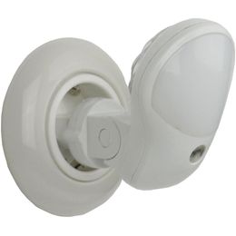 Niermann LED Nachtlicht "LED-Projektor", wei&szlig;, 1, H: 8cm, 2 Stk., Leuchten, LED Nachtlicht