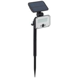 LED Gartenstrahler Brilliant "Joplin", schwarz, B:14cm H:54cm T:18cm, Leuchten, LED Gartenstrahler, LED Au&szlig;enspie&szlig;leuchte, Solar, 54 cm, 1100 lm, 4100 K, schwarz