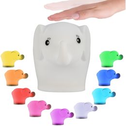 PAULEEN LED Nachtlicht "Night Elephant", wei&szlig;, 1, H: 11,5cm, 1 Stk., Leuchten, LED-Modul, Elefant, BPA-Frei, Farbwechsel RGBW, LED Nachtlicht