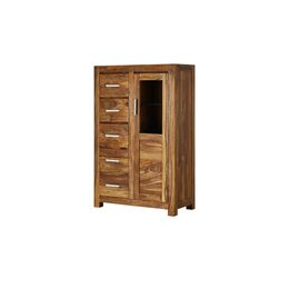 H&ouml;ffner Vitrine Amarillo holzfarben Ma&szlig;e (cm): B: 97 H: 150 T: 45.0 &raquo; H&ouml;ffner