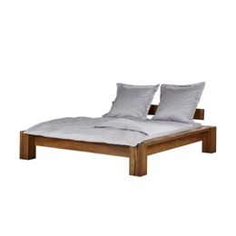 H&ouml;ffner Bettgestell aus Massivholz Kingston &brvbar; holzfarben &brvbar; Ma&szlig;e (cm): B: 216 H: 70,5 &raquo; H&ouml;ffner