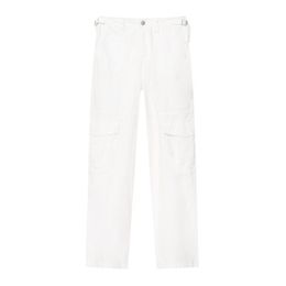 Pull&Bear Pull&Bear Hose Damen Gr&ouml;&szlig;e 42 wei&szlig;
