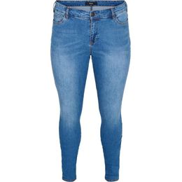 ZIZZI Jeans 'Amy' Damen Gr&ouml;&szlig;e 44 blue denim