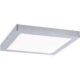 Paulmann LED Panel "Abia", grau (chromfarben), 1, H: 3cm, 1 Stk., Leuchten