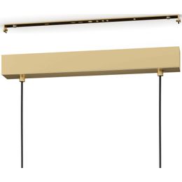 Eglo H&auml;ngeleuchte "CUMIOLE", gold (goldfarben), H: 110cm, 1 Stk., Leuchten, H&auml;ngeleuchte in goldfarben aus Stahl - exkl. E27 - 40W, H&auml;ngeleuchte