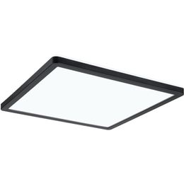 Paulmann LED Panel "Atria Shine IP44 eckig 293x293mm 16W 1600lm 4000K", schwarz, 1, H: 3cm, 1 Stk., Leuchten, Backlight