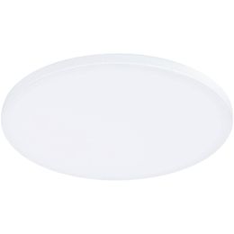 Paulmann LED Einbauleuchte "Veluna VariFit Edge IP44 rund Tunable White, Wei&szlig; dimmbar", wei&szlig;, 1, &Oslash; 16cm H: 0,9cm, 1 Stk., Leuchten, LED Einbaupanel ZigBee, App steuerbar