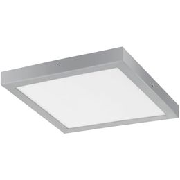 Eglo Aufbauleuchte "FUEVA 1", silber (silberfarben), 1, H: 3cm, 1 Stk., Leuchten, schlankes Design, nur 3 cm hoch