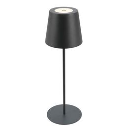 Briloner Leuchten LED Außen-Tischleuchte "Coloris", grau (anthrazit), Leuchten