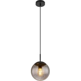 Globo LIGHTING Hängeleuchte "SAMOS", schwarz, 1 Stk., Leuchten, Hängelampe/Pendelleuchte/Esszimmer/Wohnzimmer/Esstisch, Hängeleuchte