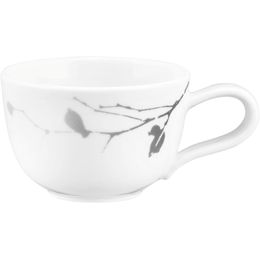 Espressotasse Seltmann Weiden "Liberty - Dark Rose Hip", schwarz-wei&szlig; (wei&szlig;, schwarz), B:7 H:4,6cm &Oslash;:7cm, Porzellan, Trinkgef&auml;&szlig;e, Espressotasse, Espressoobertasse 0,09 l
