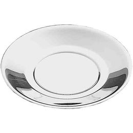 Pinti Inox Kuchenteller PINTINOX "Gelateria Professional", silber (edelstahlfarben), &Oslash;:13cm, Edelstahl, Speiseteller, Edelstahl, sp&uuml;lmaschinengeeignet, bordierter Rand, &Oslash; 13 cm