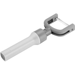 Sparschäler Zwilling "Z-Cut", grau, B:7,5cm H:3,1cm L:18cm, Edelstahl, Kunststoff, Küchenschneider, 2-in-1, Lang- und Querschäler in einem, für Links- und Rechtshänder