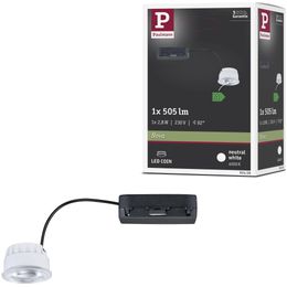 Paulmann LED Einbauleuchte "LED Einbauleuchte Nova Coin 50mm 2,8W 505lm 230V 4000K Klar", transparent, 1, &Oslash; 5cm H: 2,9cm, 1 Stk., Leuchten