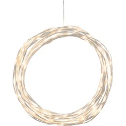 Konstsmide LED-Lichterkette "Weihnachtsdeko aussen", weiß, Dioden 240 Stk., Kabellänge 5m x Gesamtlänge 8,5m, Lichterketten, variabel als Lichterkranz/Lichtergirlande, 240 warmweiße Dioden