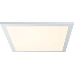 Globo LIGHTING LED Deckenleuchte "ROSI", 1 Stk.wei&szlig;, Wohnzimmer, Leuchten, Deckenlampe/holzoptik/quadratisch/3000K/Wohnzimmer/Schlafzimmer