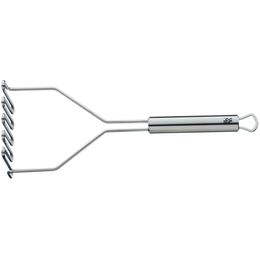 Kartoffelstampfer WMF "Profi Plus", silber (edelstahlfarben), L:29cm, Cromargan Edelstahl Rostfrei 18/10, K&uuml;chenpressen, &Ouml;se zum Aufh&auml;ngen