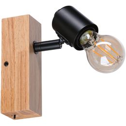 Paulmann Deckenleuchte "Arvid", schwarz, 1, H: 15,5cm, 1 Stk., Leuchten, E27, Wandlampe