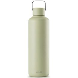 Trinkflasche Equa "Timeless Off Matcha", grün, H:25cm, Edelstahl, Trinkflaschen, Trinkflasche, Leichtgewicht aus Edelstahl, Tragegriff