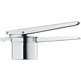 Kartoffelpresse WMF "Gourmet", silber (edelstahlfarben), B:7cm L:26,5cm &Oslash;:8cm, Cromargan Edelstahl Rostfrei 18/10, K&uuml;chenpressen, mit Auflagehaken