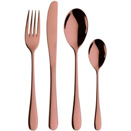 Pinti Inox Besteck-Set PINTINOX "Princess", braun (bronzefarben), 24 Stk., Edelstahl 18/10, Essbesteck-Sets, PVD Beschichtung, spülmaschinengeeignet