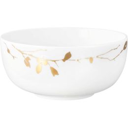 M&uuml;slischale Seltmann Weiden "Liberty - Golden Rose Hip", gold (wei&szlig;, goldfarben), B:15cm H:7cm L:15cm T:15cm &Oslash;:15cm, Porzellan, Sch&uuml;sseln, M&uuml;slischale, Schale 15 cm