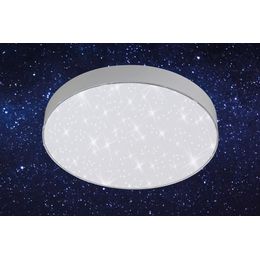 Briloner Leuchten Aufbauleuchte "FLAME STAR", weiß (ohne farbbezeichnung), Leuchten, LED Sternenhimmel