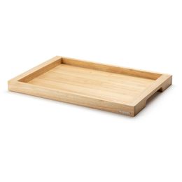 Tablett CONTINENTA, braun (holzfarben), B:36cm H:4cm L:54cm, Holzwerkstoff, Tabletts, Gummibaum