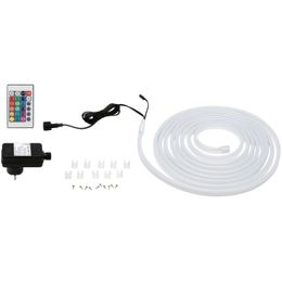 Paulmann LED-Streifen "SimpLED Outdoor Basisset IP44 RGB beschichtet", wei&szlig;, Dioden 360 Stk. Flammen 1 Stk., Gesamtl&auml;nge 5m, Lichterketten, LED-Streifen