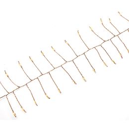 Konstsmide LED-Lichterkette "Weihnachtsdeko", Energieeffizienz: E (A-G), braun (kupferfarben), Dioden 200 Stk., Kabell&auml;nge 2m x Gesamtl&auml;nge 7m, Lichterketten, 200 bernsteinfarbene Dioden