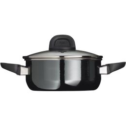 Bratentopf Silit "Modesto Line", schwarz, H:8,4cm &Oslash;:20cm, T&ouml;pfe, Bratentopf, Made in Germany