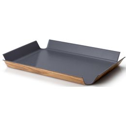 Tablett CONTINENTA, grau, B:29,5cm L:41cm, Holzwerkstoff, Tabletts